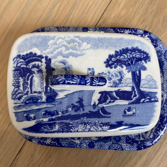 Spode | Dining | Spode Blue Italian Mini Cheese Wedge Dish | Poshmark